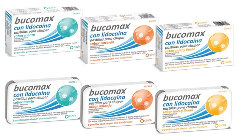Bucomax Lidocaina 24 Pastillas Para Chupar Limon — Farmacia Cirici