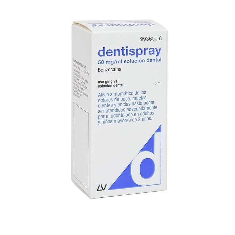 Dentispray 50 Mg/Ml Aerosol Bucal Solucion 5 Ml — Farmacia Cirici