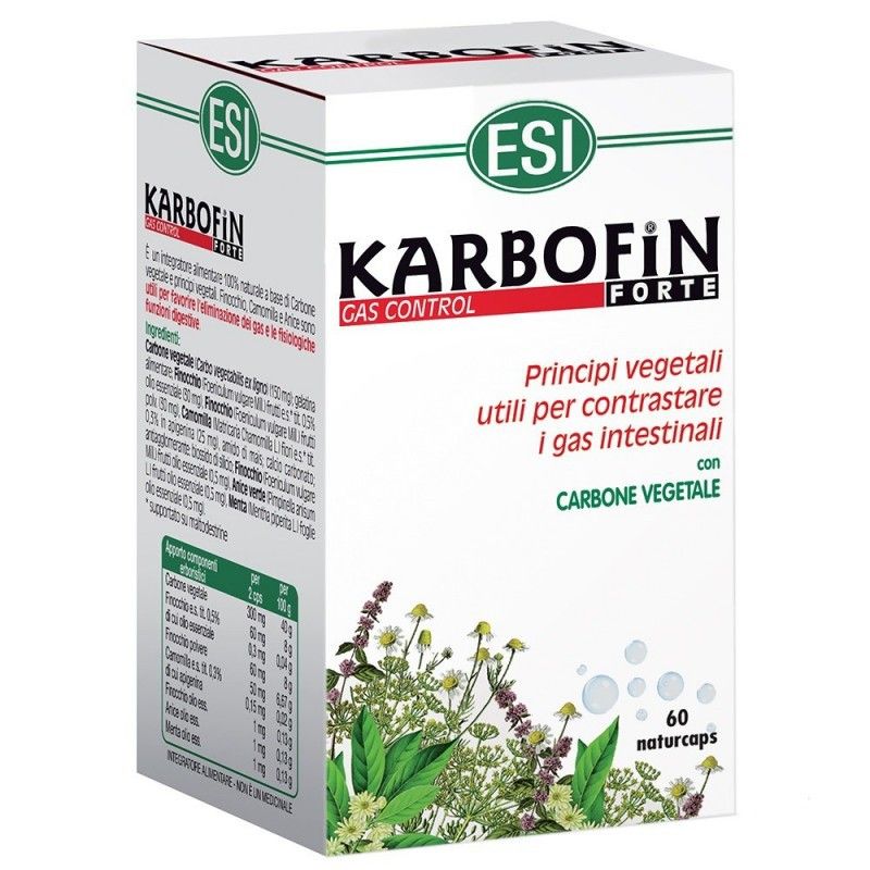 Karbofin Forte 60 Cápsulas Esi — Farmacia Cirici
