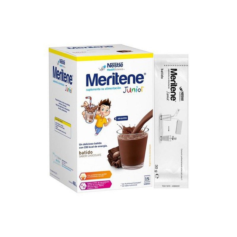 Meritene Junior Chocolate 15 Sobres de 30g — Farmacia Cirici