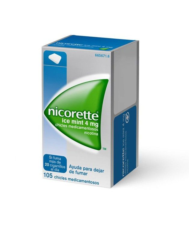 Nicorette Ice Mint 4 Mg 105 Chicles — Farmacia Cirici